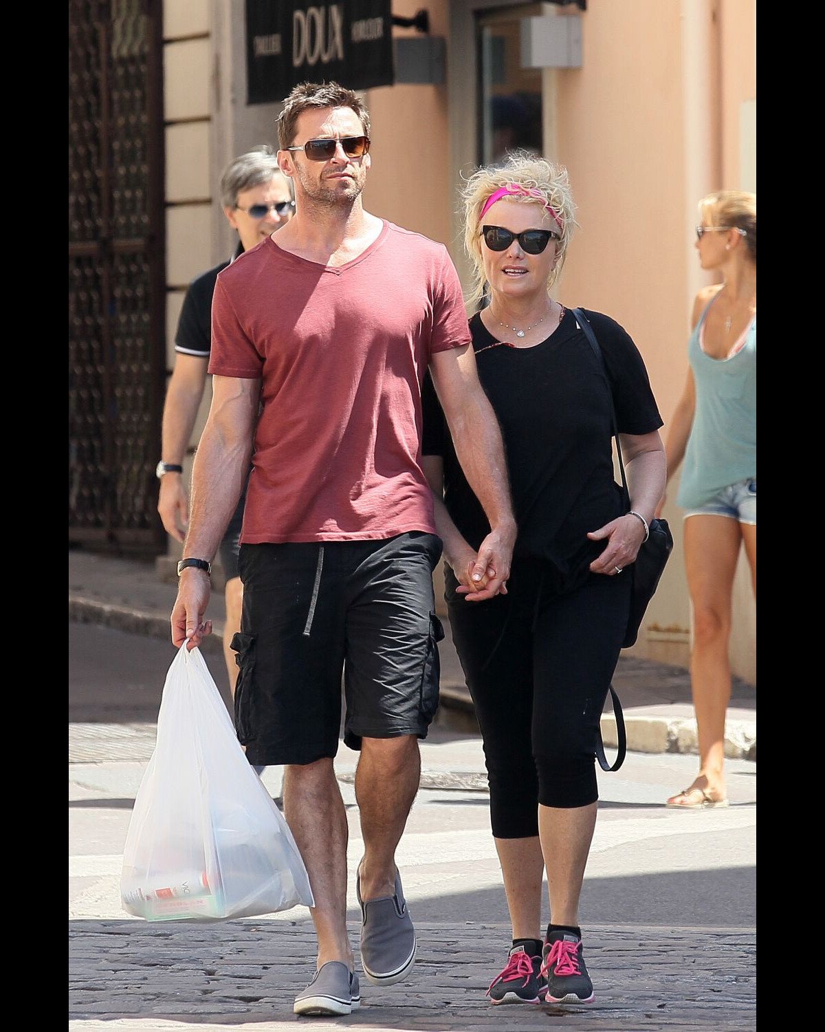 Photo Hugh Jackman Et Son épouse Deborra Lee Furness Dans Les Rues De