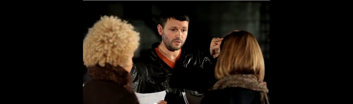 Photo : Christopher Rippert répète avec ses choristes dans son clip "I ...