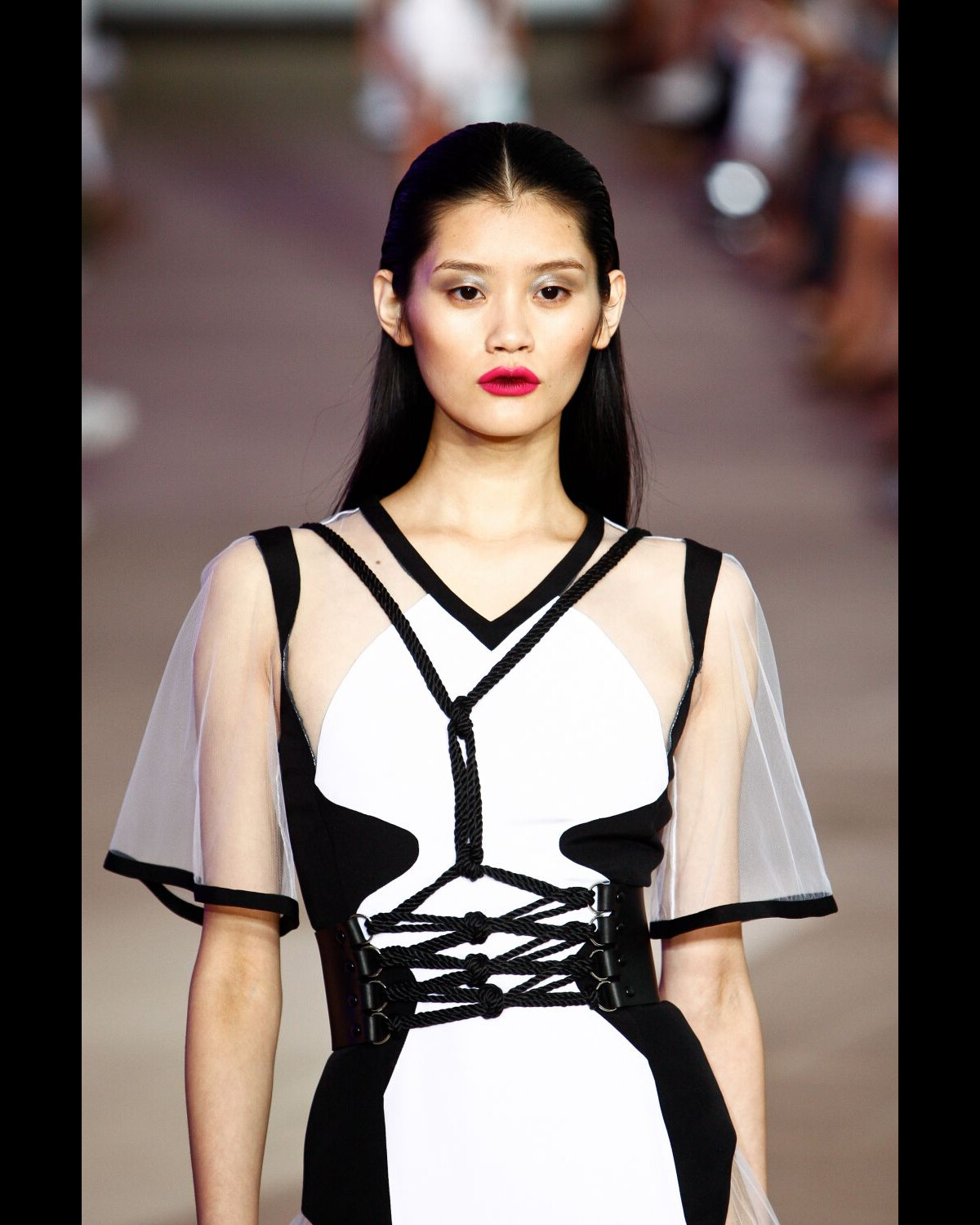 Photo : Les plus beaux beauty looks de la Fashion Week de New York. Défilé Prabal Gurung ...
