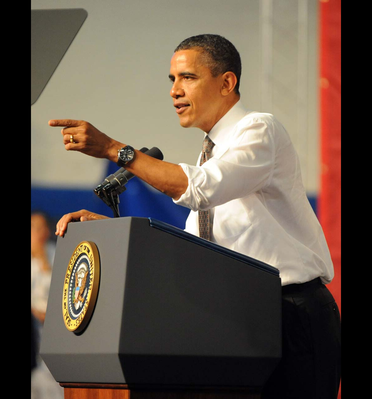 Photo : Barack Obama, au Texas, le 4 octobre 2011. - Purepeople