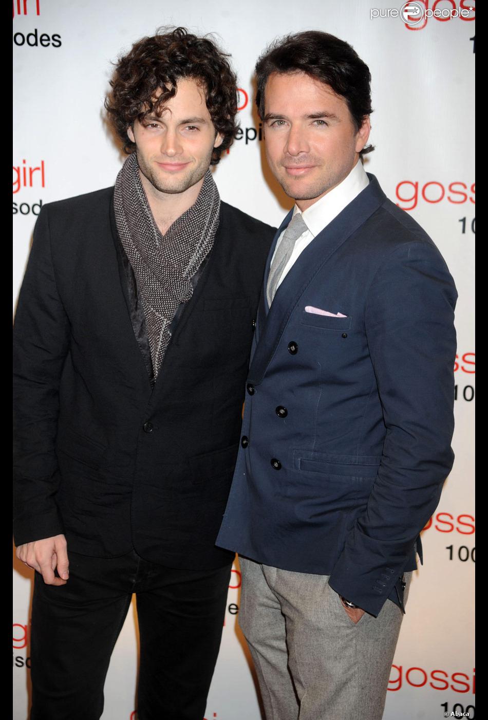 Penn Badgley et Matthew Settle (Dan et Rufus Humphrey) chez Cipriani ...