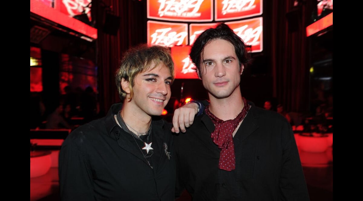 Photo : Mikelangelo Loconte et Mathieu Carnot lors du concert privé de ...