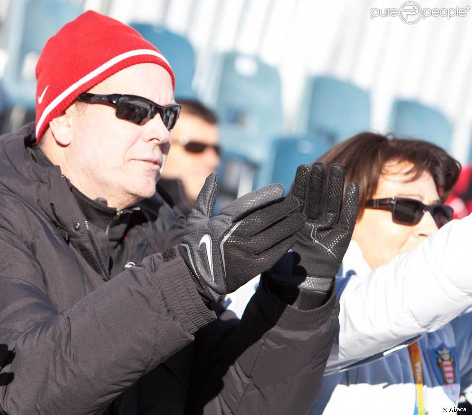 Albert II de Monaco aux Jeux Olympiques d'Hiver de la Jeunesse à ...