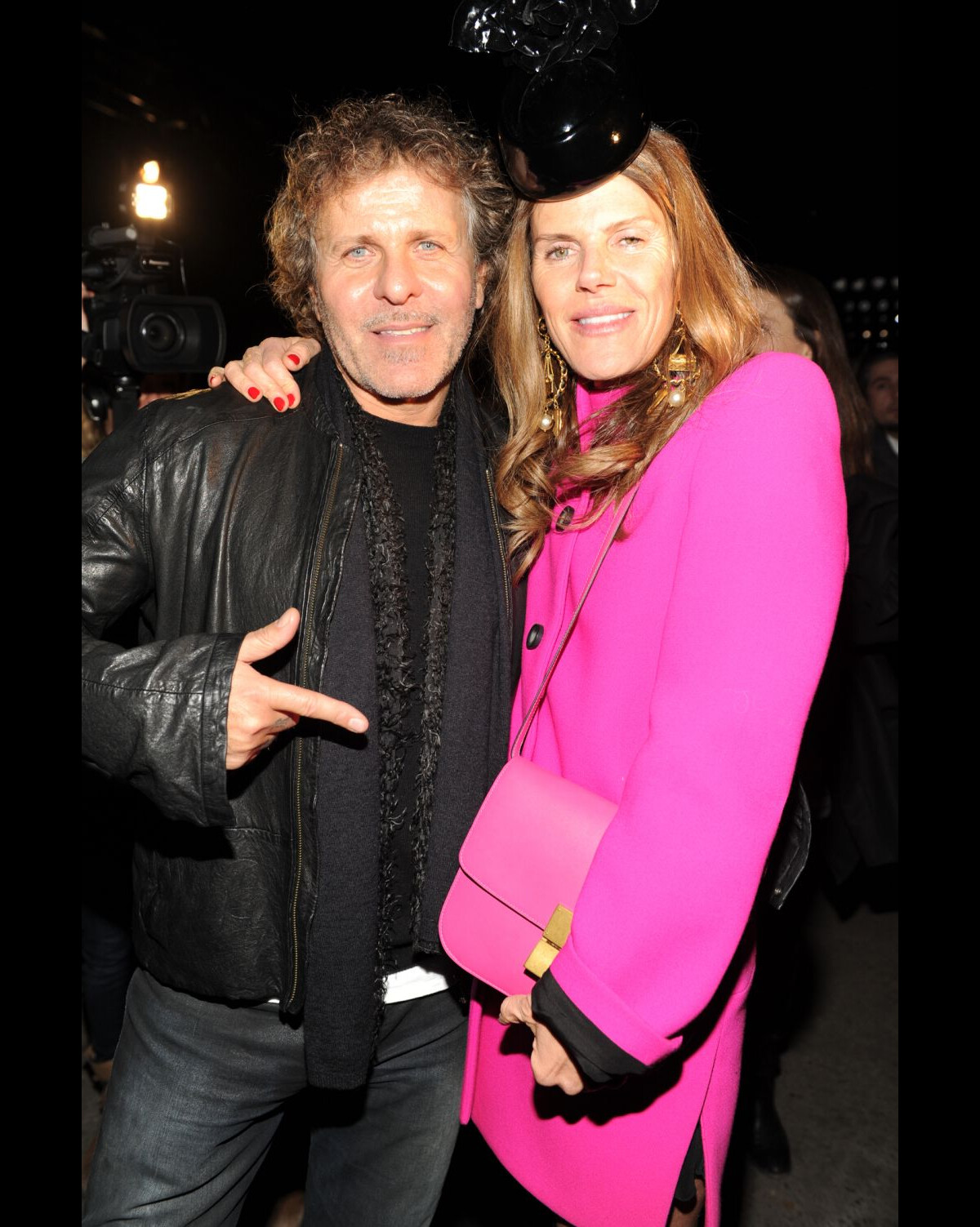 Photo : Renzo Rosso et la rédactrice du magazine Vogue Japan Anna Dello ...
