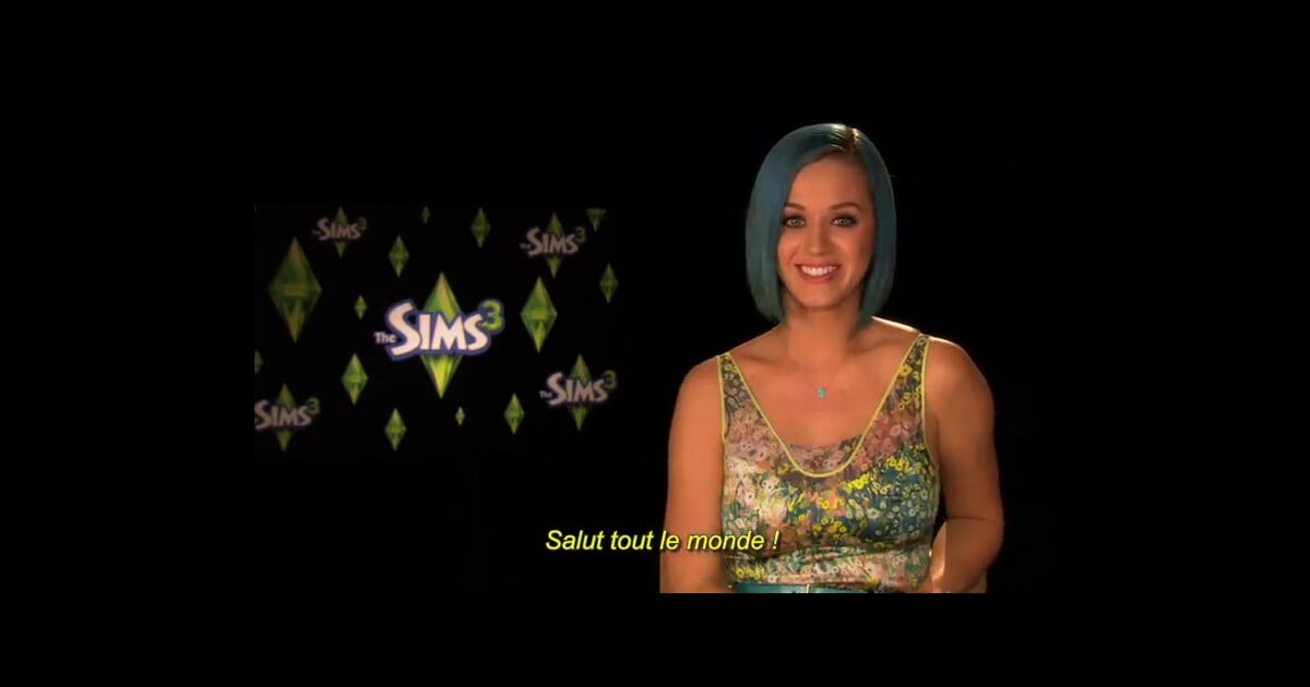 Katy Perry et les Sims à la télévision : la chanteuse dévoile l'envers ...