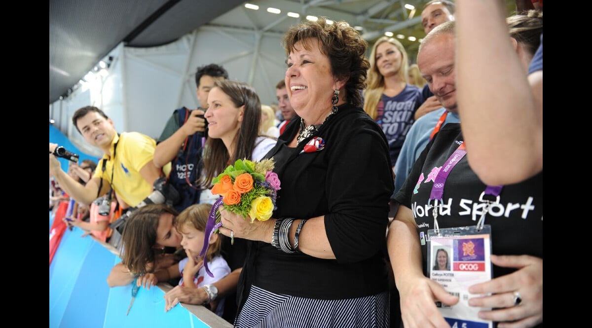Photo : Debbie Phelps, maman de Michael Phelps, devenu l'ahtlète le ...