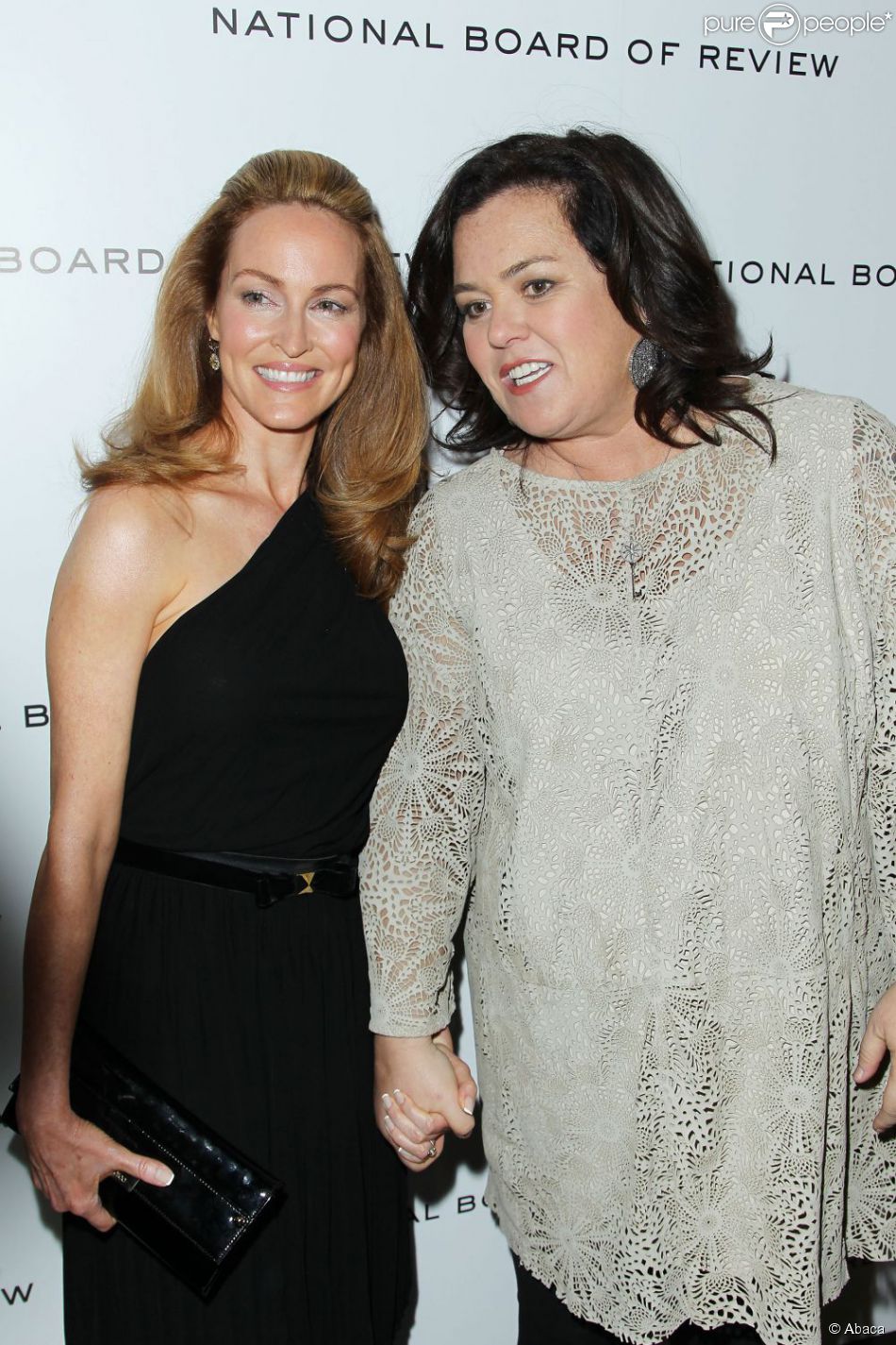 Rosie O'Donnell et sa fiancée Michelle Rounds à New York le 10 janvier ...