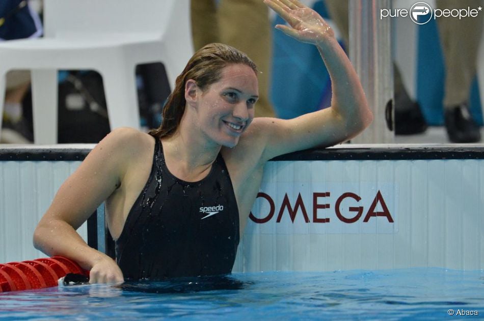 Camille Muffat décroche la médaille d'argent sur le 200 m nage libre le ...