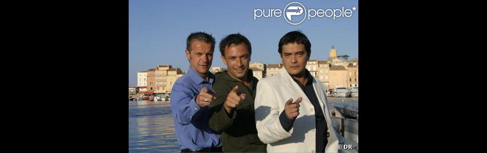 David Brécourt, Frédéric Deban et Stéphane Slima dans Sous le Soleil ...