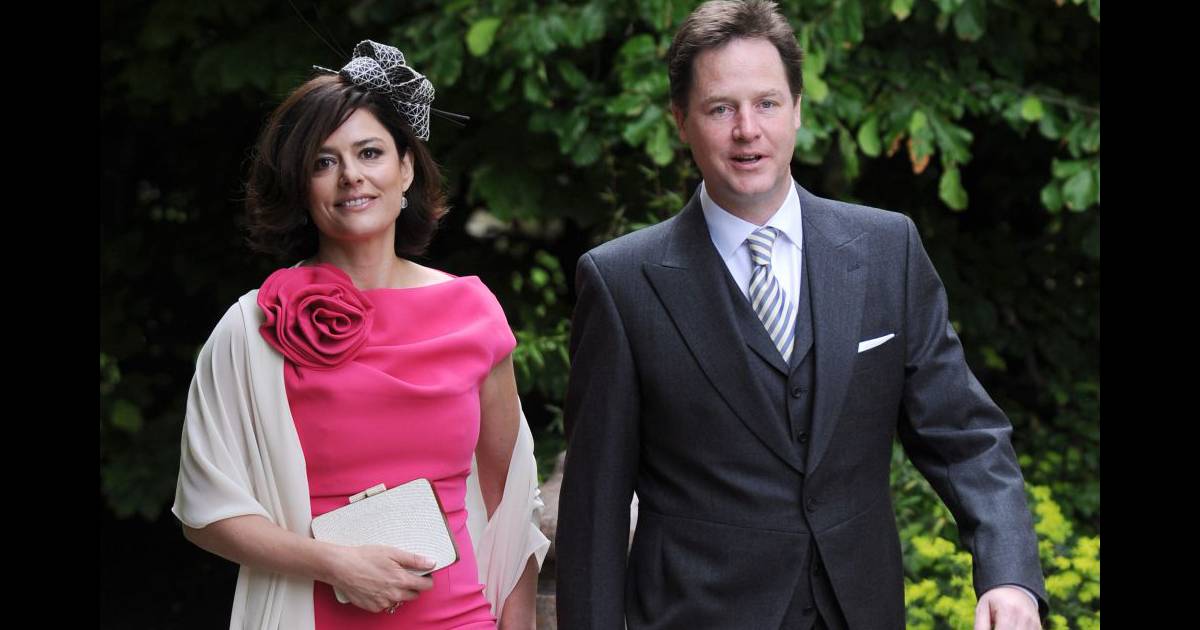 Nick Clegg et son épouse Miriam Gonzalez Durantez lors du Jubilé de la ...