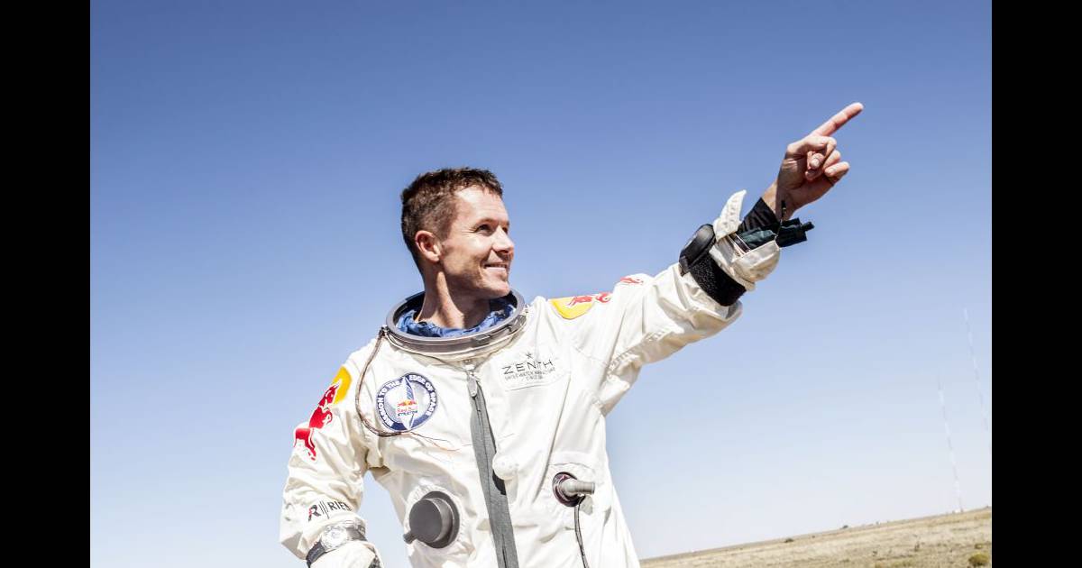 Felix Baumgartner : En chute libre à 39 km d'altitude, un incroyable ...