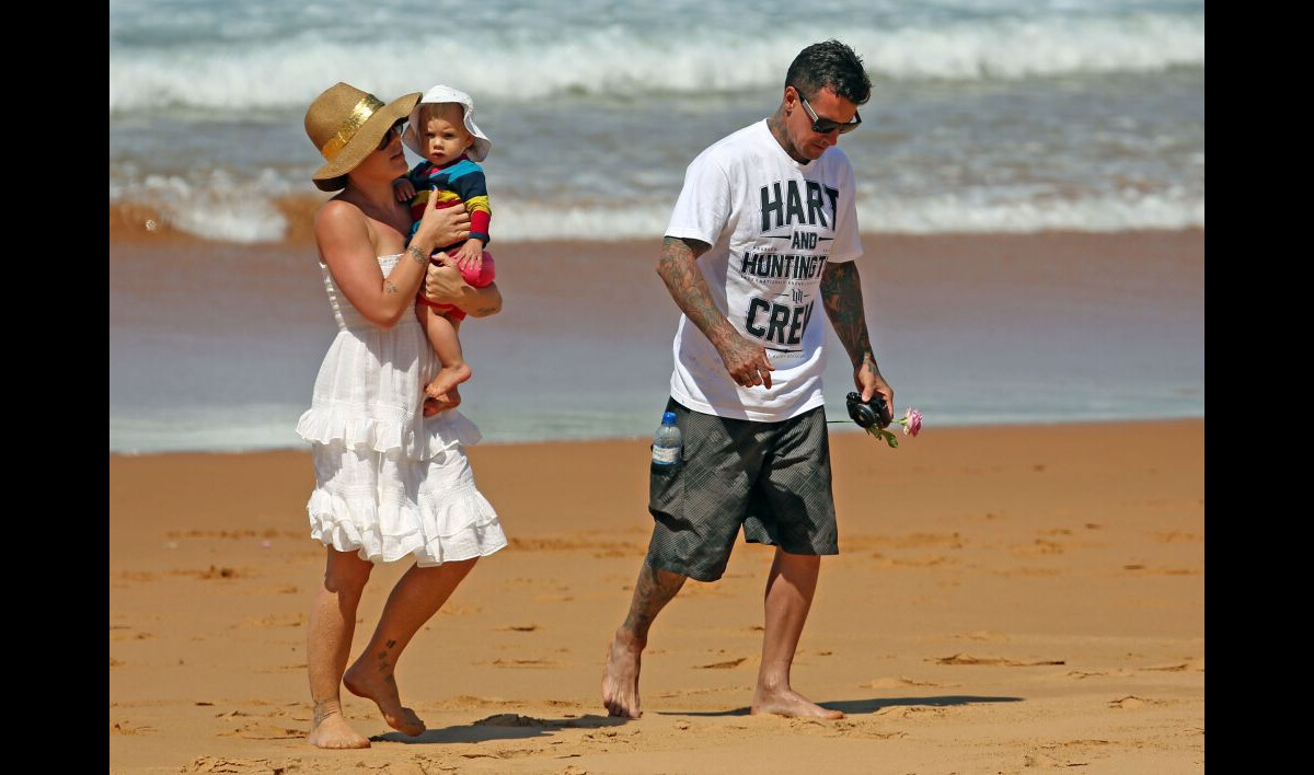 Photo : La chanteuse Pink, son mari Carey Hart et leur petite Willow se ...