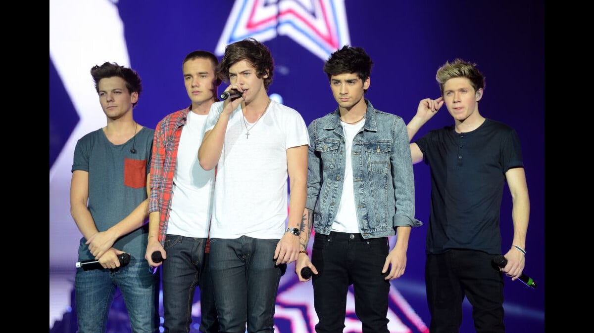 Photo : One Direction sur scène le 8 décembre 2012 - Purepeople