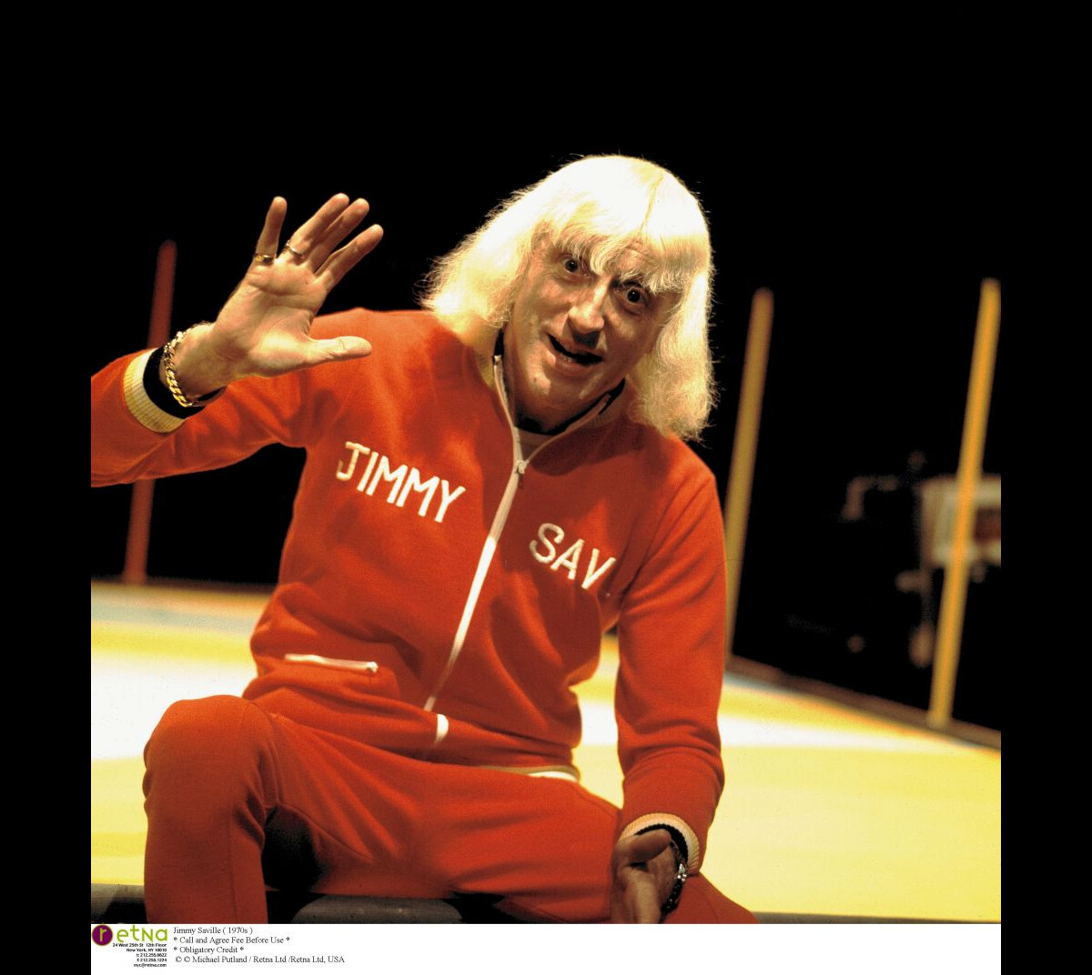 Photo : Jimmy Saville en 1975. - Purepeople