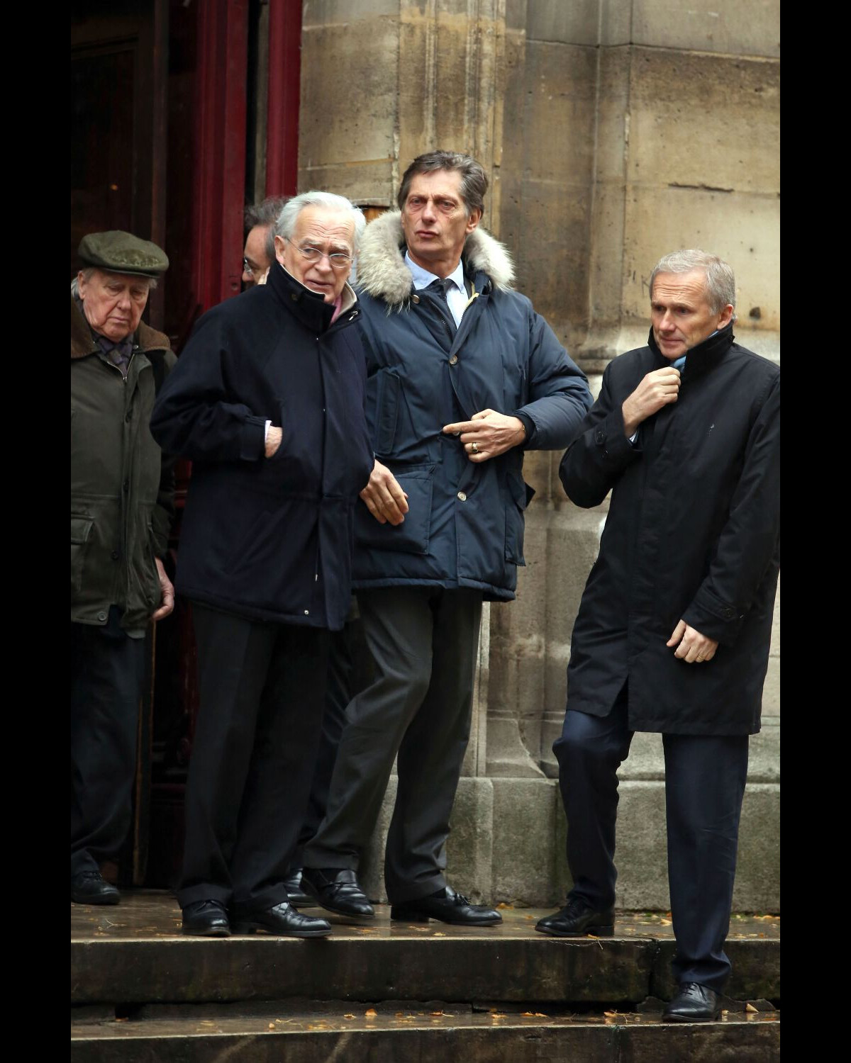 Photo : Thomas Valentin, Nicolas de Tavernost et Philippe Labro ...