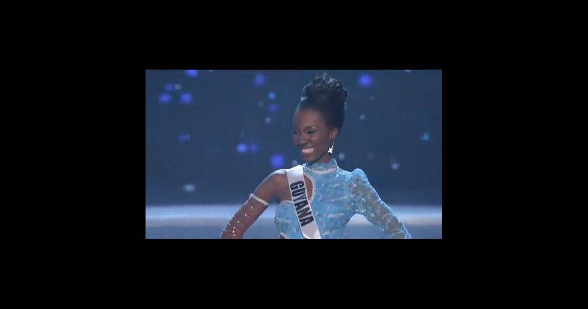 Miss Univers : La belle Miss Guyana s'offre une jolie chute ! - Purepeople