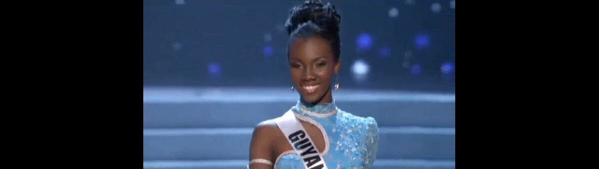 Photo : La belle Ruqayyah Boyer, Miss Guyana, s'est offert une jolie ...