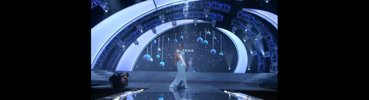 Photo : Ruqayyah Boyer, la jolie Miss Guyana, s'est offert une jolie ...