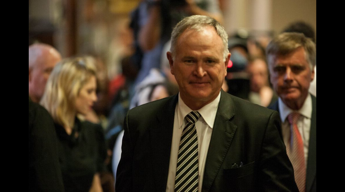 Photo : L'avocat Barry Roux qui défend Oscar Pistorius au tribunal d ...