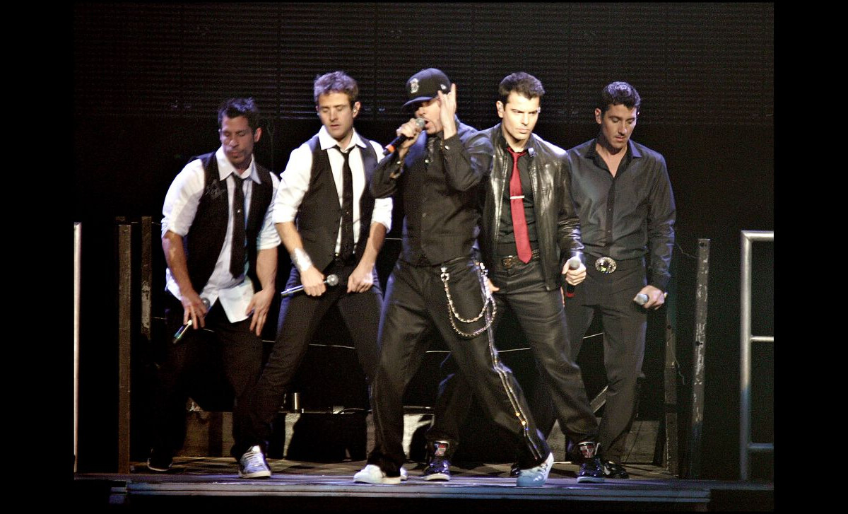Photo : Les New Kids On the Block en concert à Los Angeles, le 26 ...
