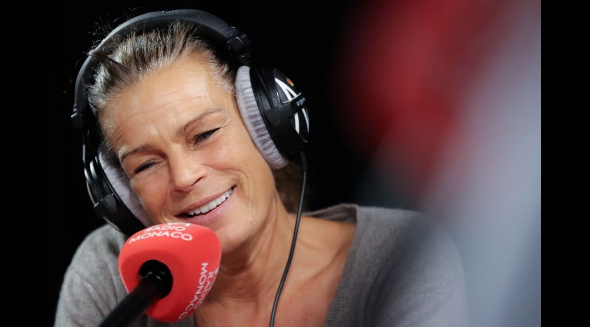 Photo : La princesse Stéphanie de Monaco était jeudi 14 mars au micro ...