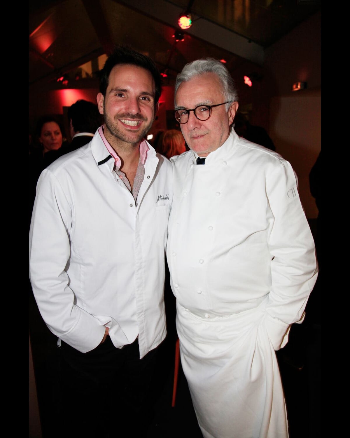 Photo : Christophe Michalak au côté du chef Alain Ducasse à la 2e ...