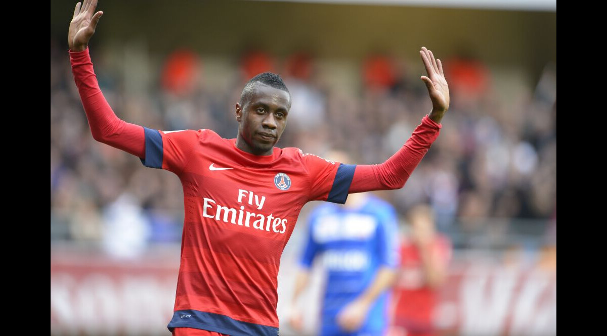 Photo : Blaise Matuidi fête son but pendant le match Troyes - PSG le 13 ...