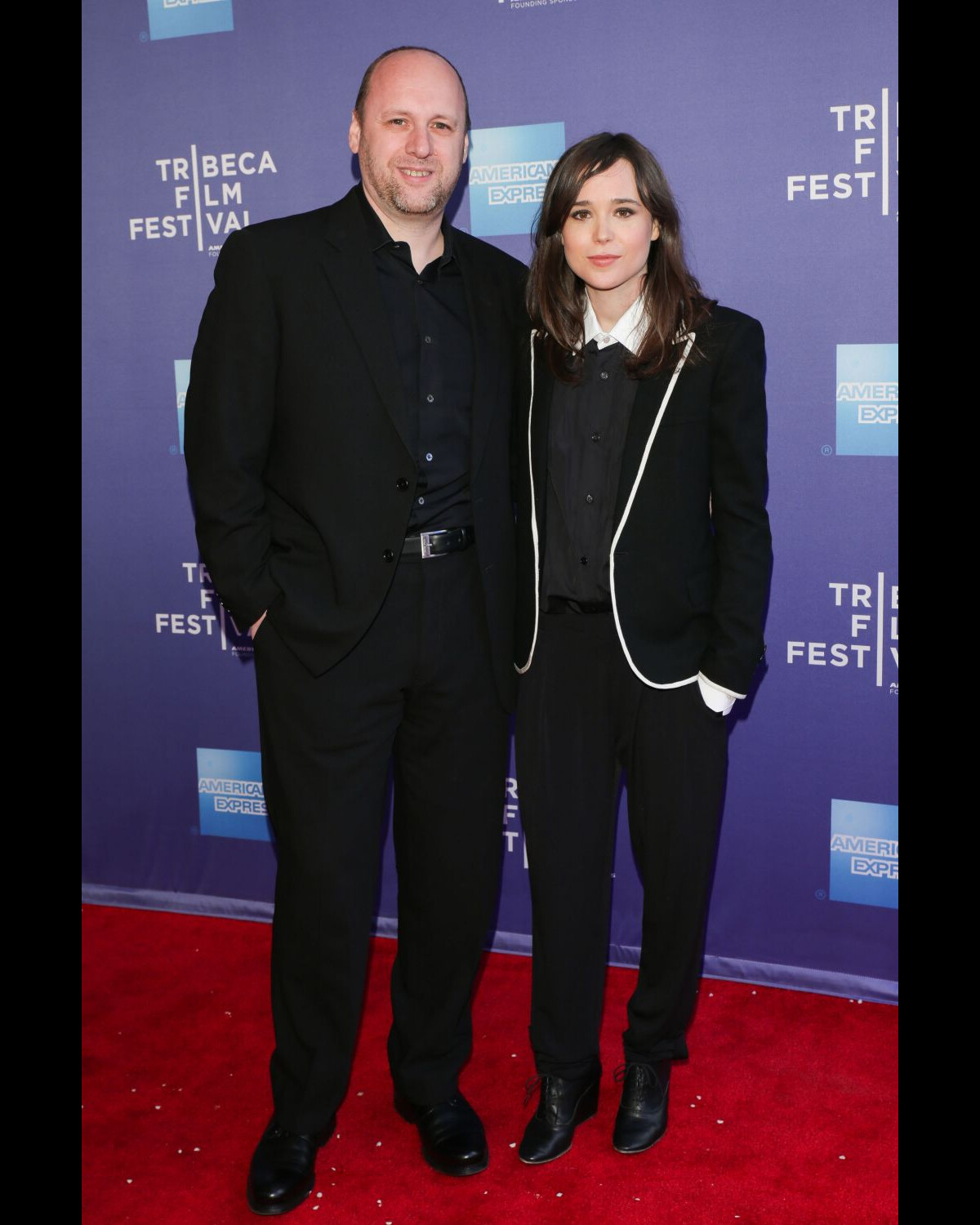 Photo : David Cage (réalisateur de jeu vidéo) et Ellen Page lors de la ...