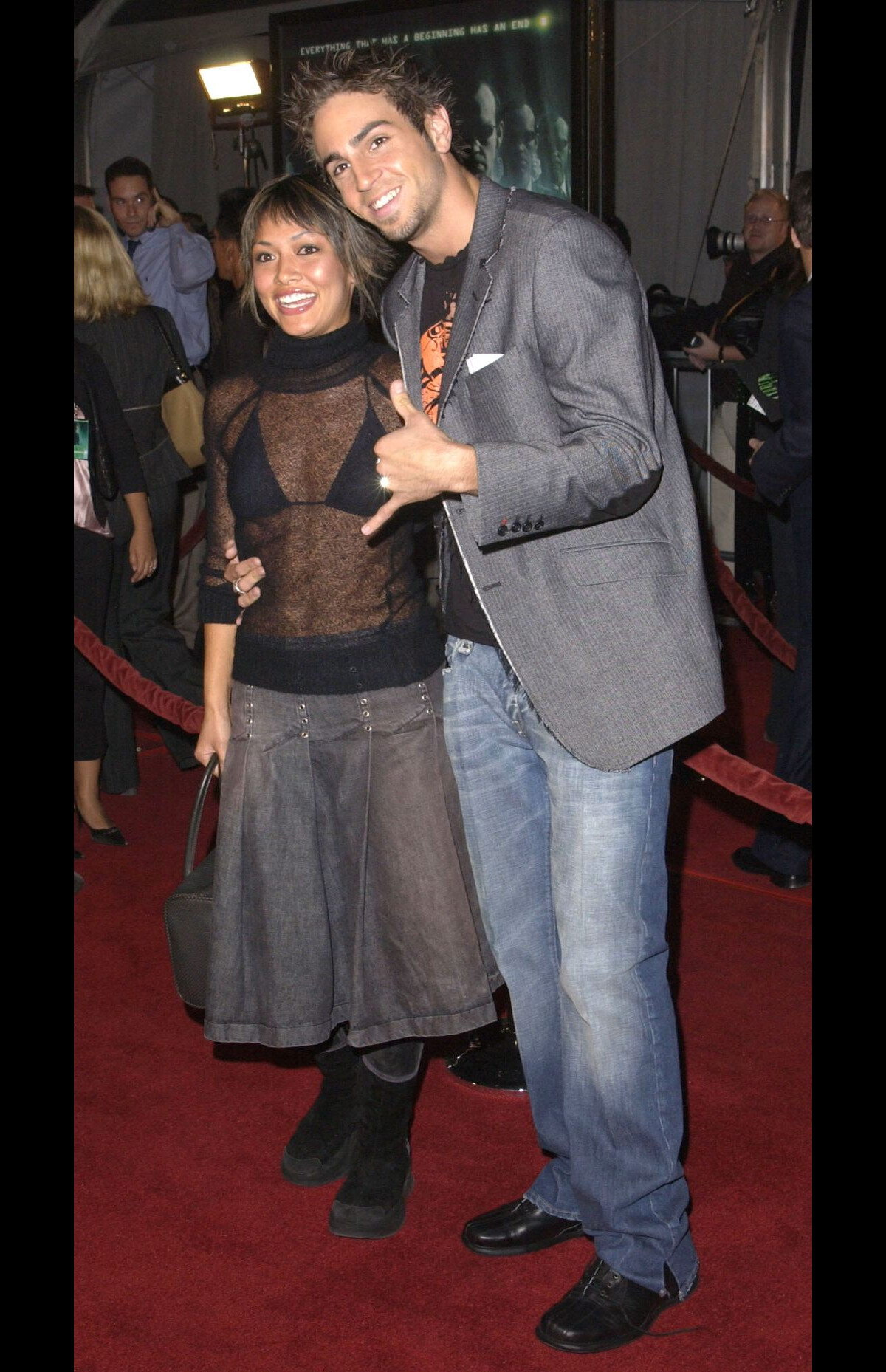 Photo : Wade Robson et une amie à Los Angeles, le 27 octobre 2003 ...