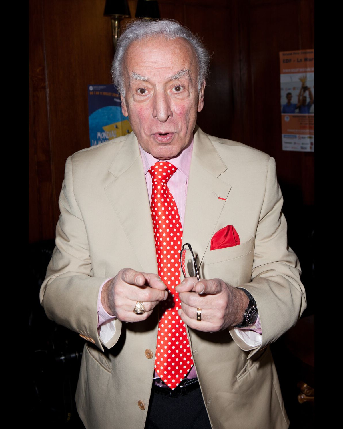 Photo : Robert Castel à la conférence de presse du Mondial La ...