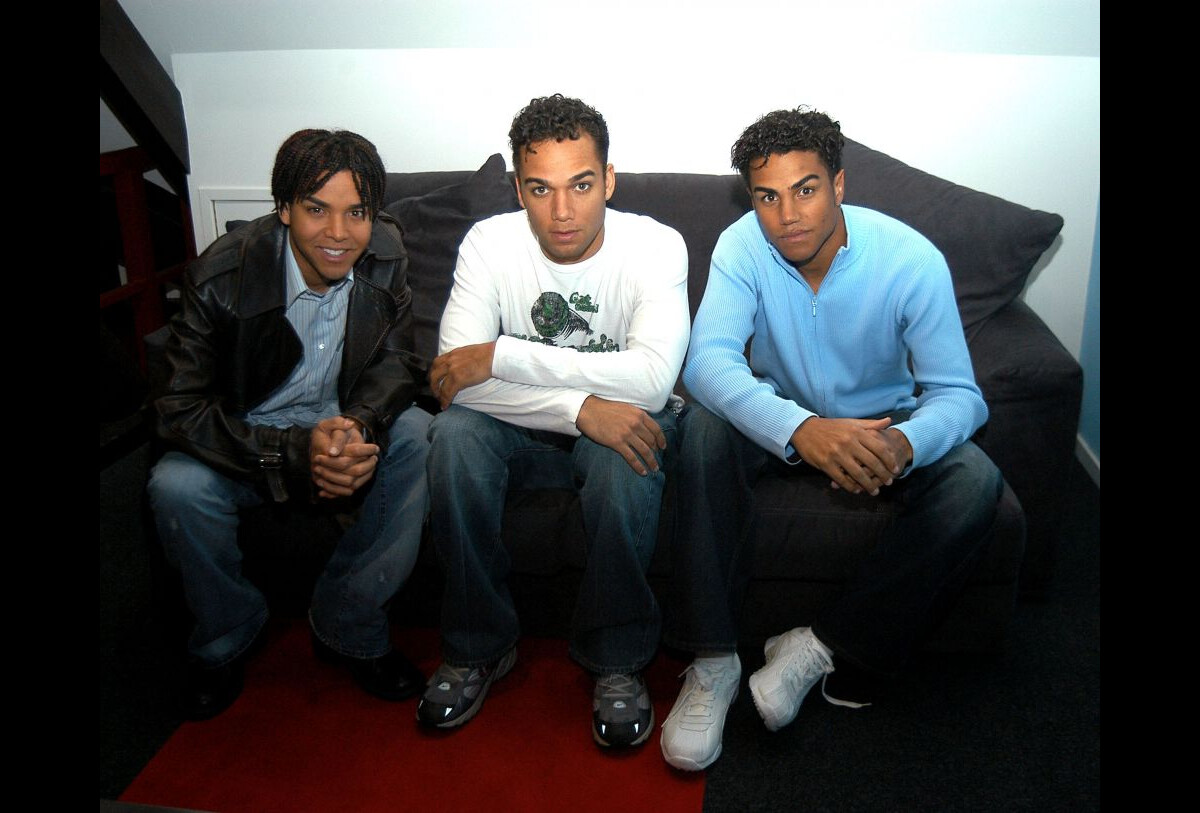 Photo : Les 3T (Taj, Taryll et TJ Jackson) aux Pays-Bas, le 2 février ...