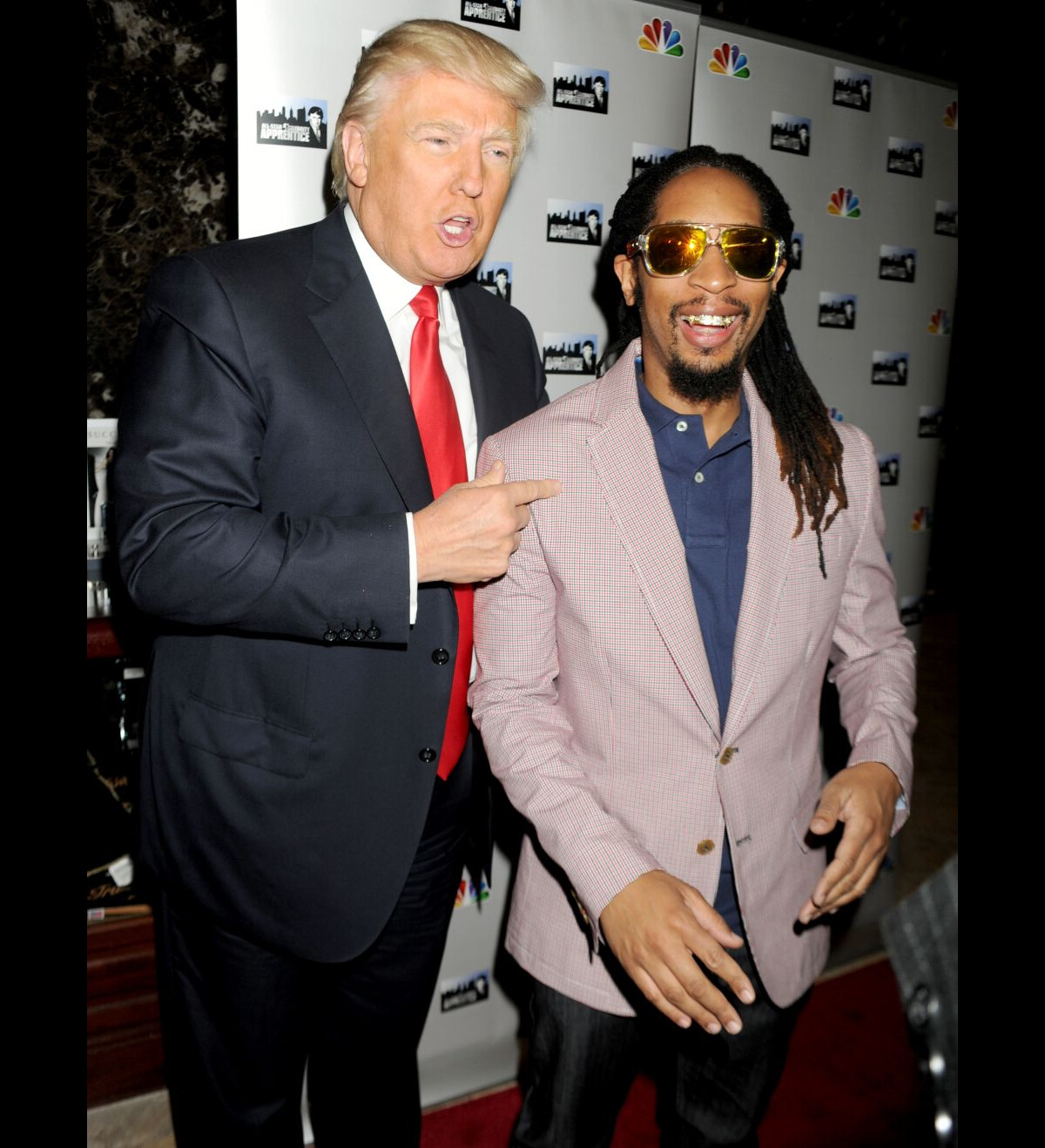 Photo : Donald Trump et Lil Jon à New York le 16 mai 2013. - Purepeople