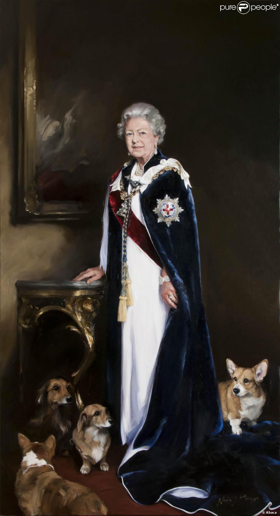 Elizabeth II : Un étonnant portrait timbré pour les 60 ans de son ...