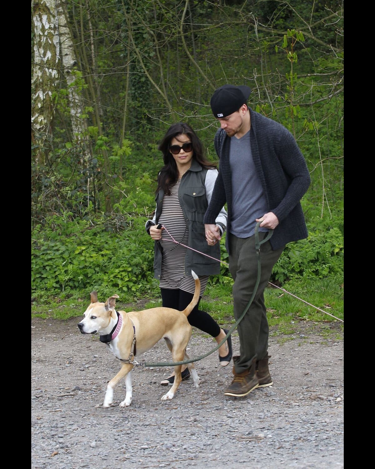 Photo : L'acteur Channing Tatum et sa femme Jenna Dewan, enceinte, sont ...