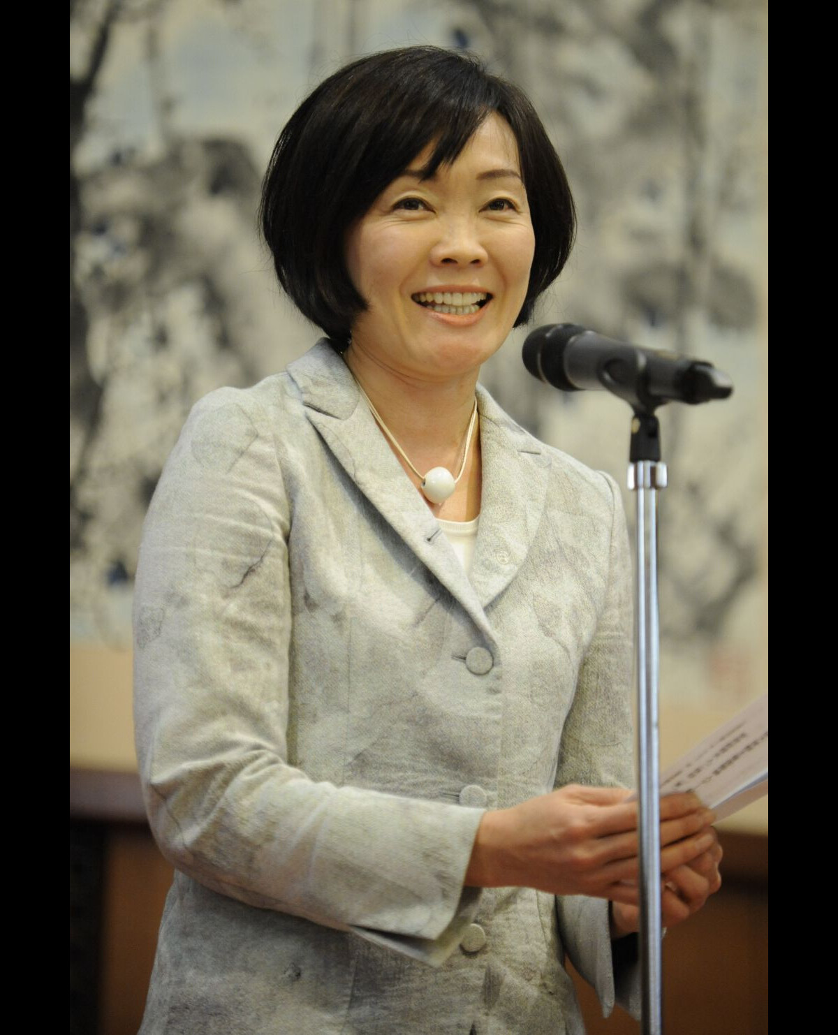 Photo : Akie Abe à Tokyo le 8 mars 2013. - Purepeople