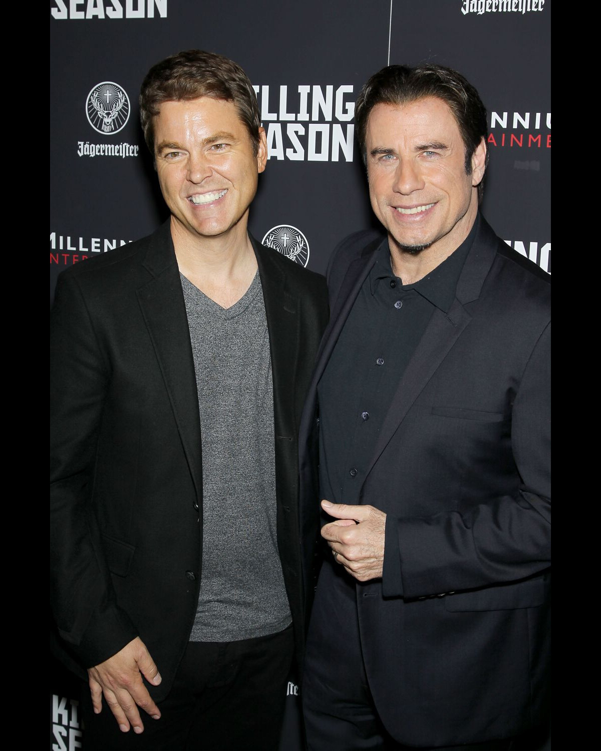 Photo : Mark Steven Johnson et John Travolta à la première de Killing ...