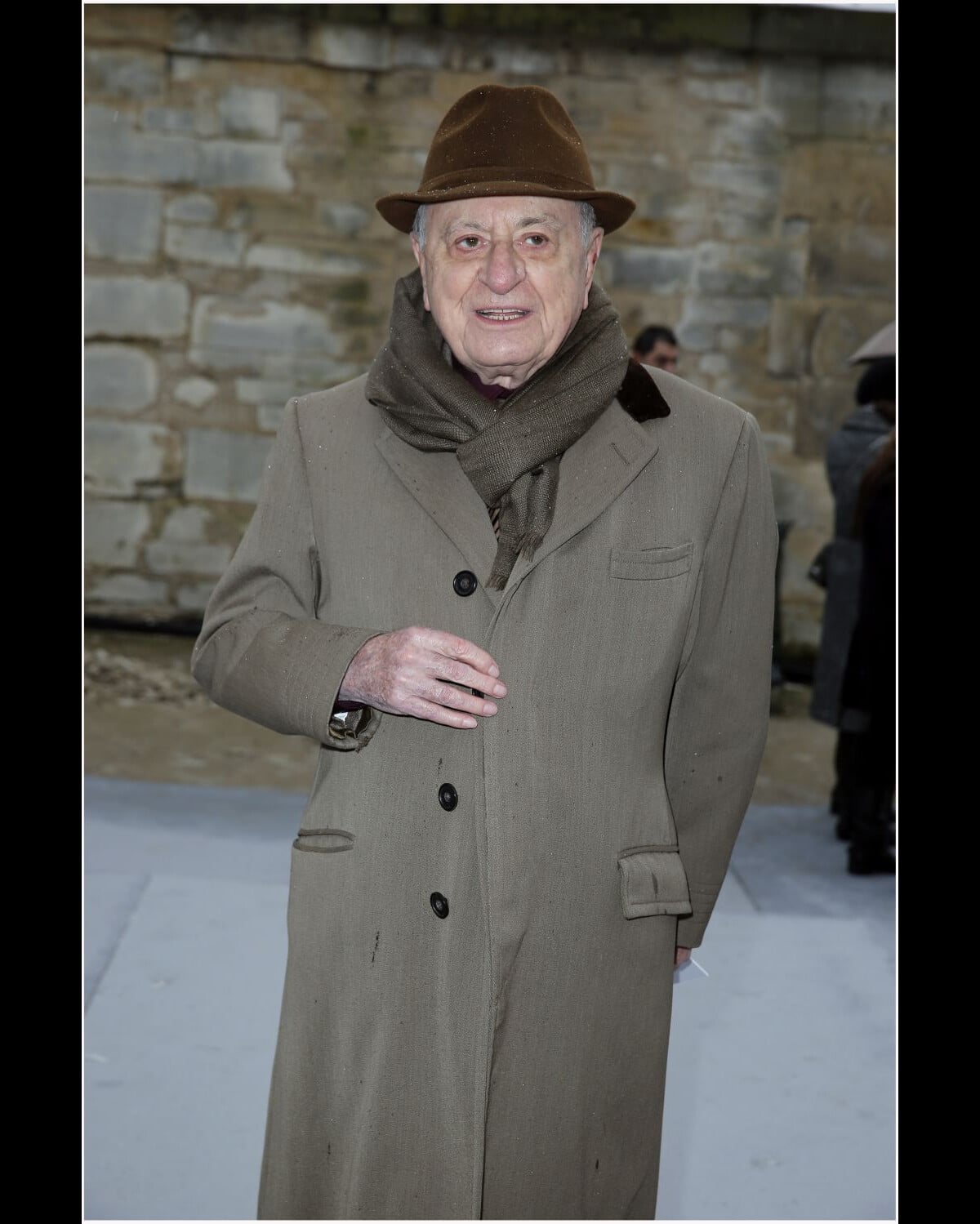 Photo : Pierre Bergé à la présentation de la collection Haute Couture ...