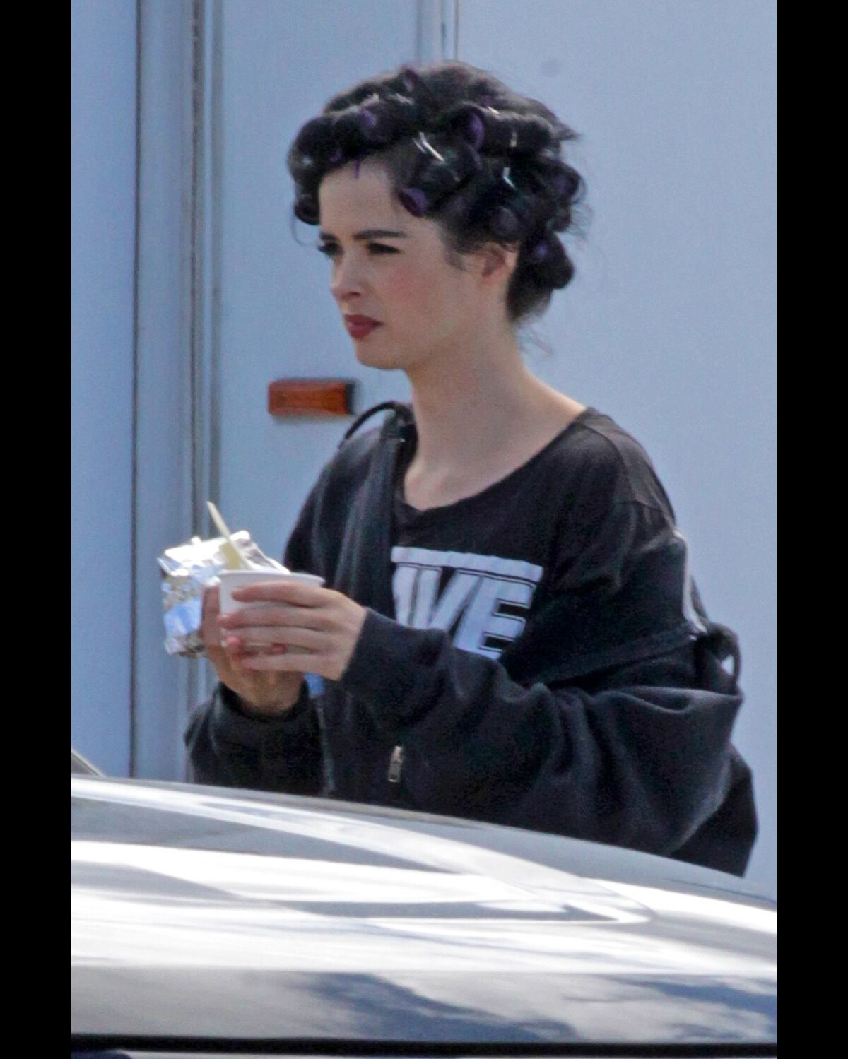 Photo : La star de Breaking Bad, Krysten Ritter, sur le tournage de Big ...