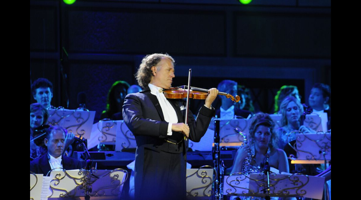 Photo : André Rieu au Stade de France à Paris, le 29 août 2008 - Purepeople