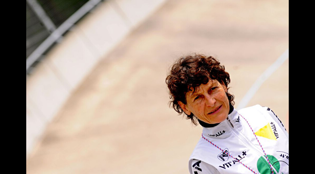 Photo : Jeannie Longo lors des championnats de Rhône-Alpes à Eybens, le ...