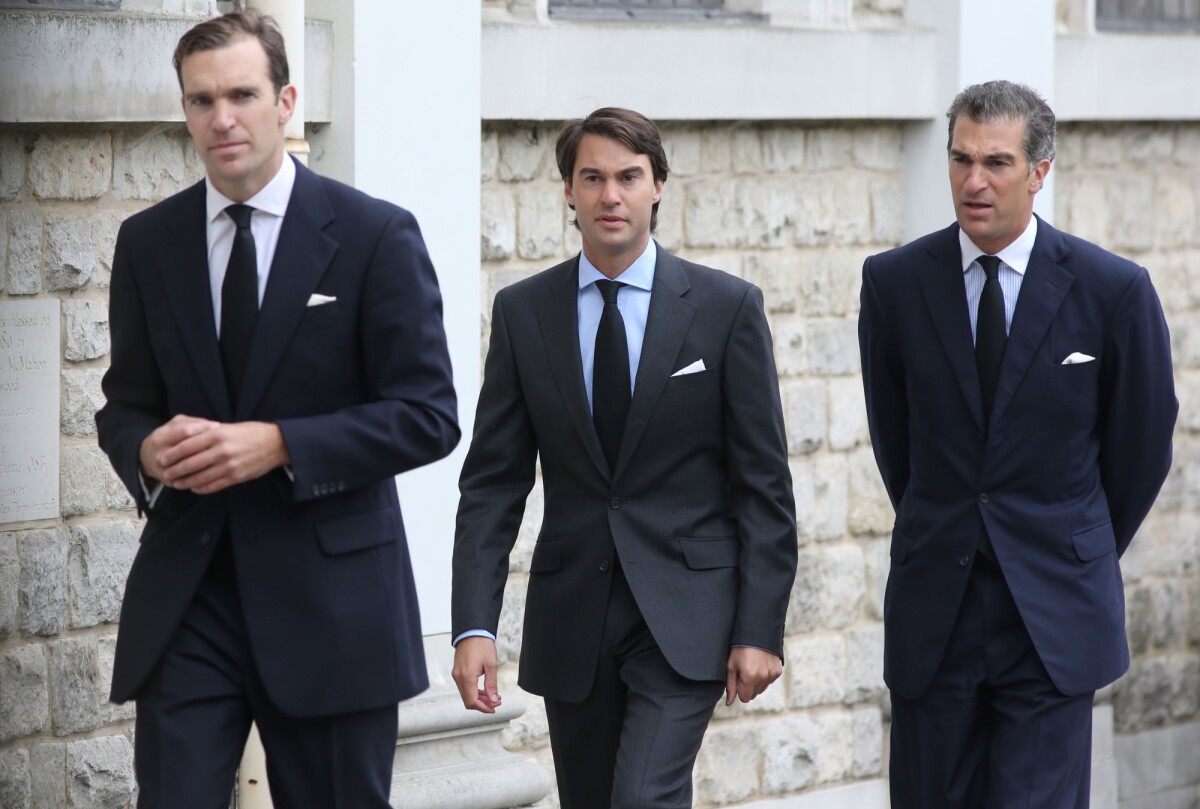 Photo : Hugh Van Cutsem Jr, William Van Cutsem et Nicholas van Cutsem ...