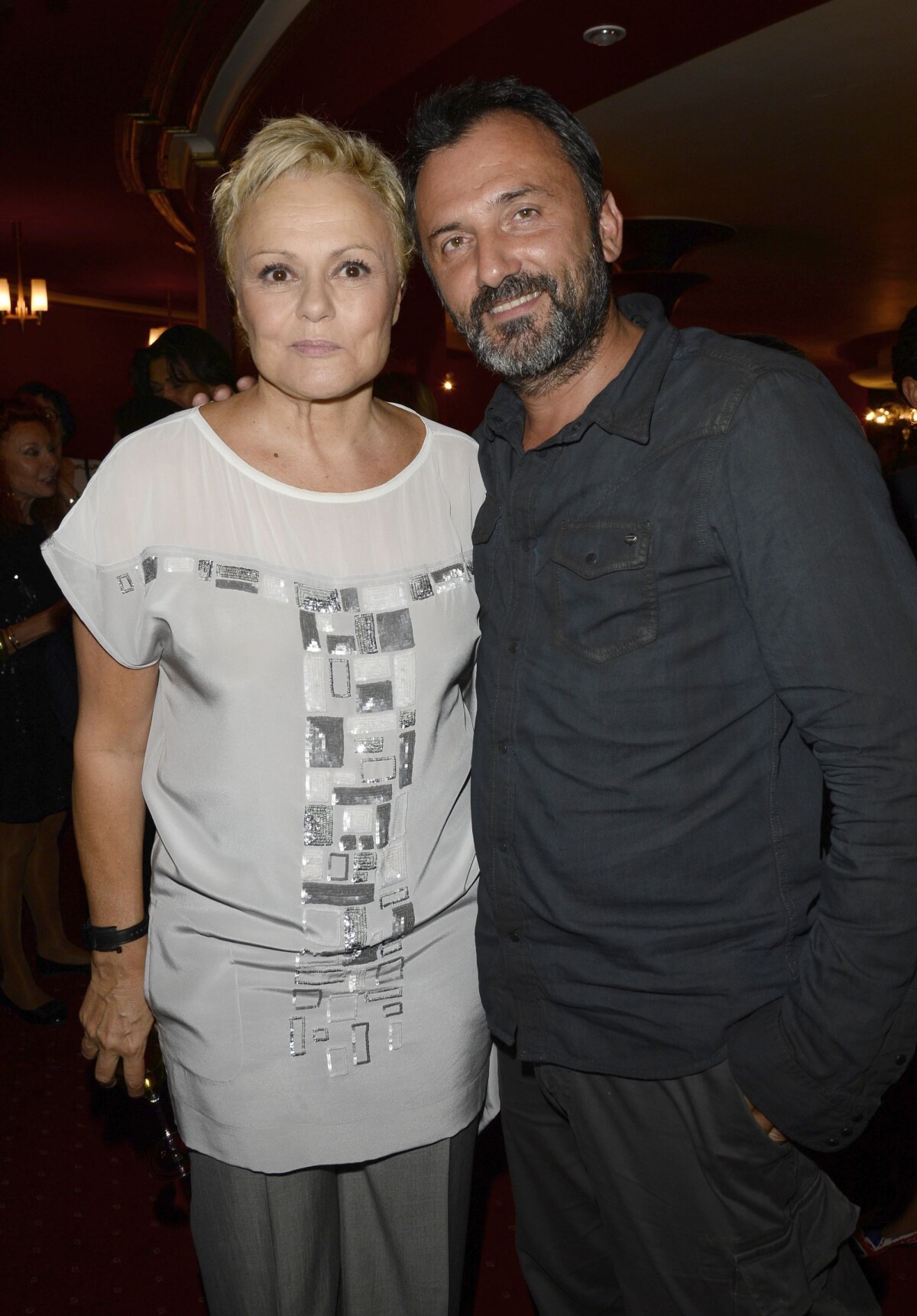 Photo : Muriel Robin et Frédéric Lopez à la générale du spectacle de ...