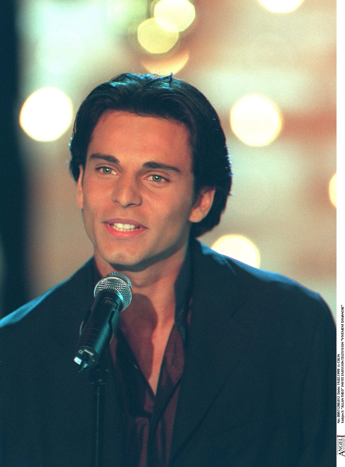 Photo : Allan Théo à Vivement dimanche le 19 février 1999. - Purepeople