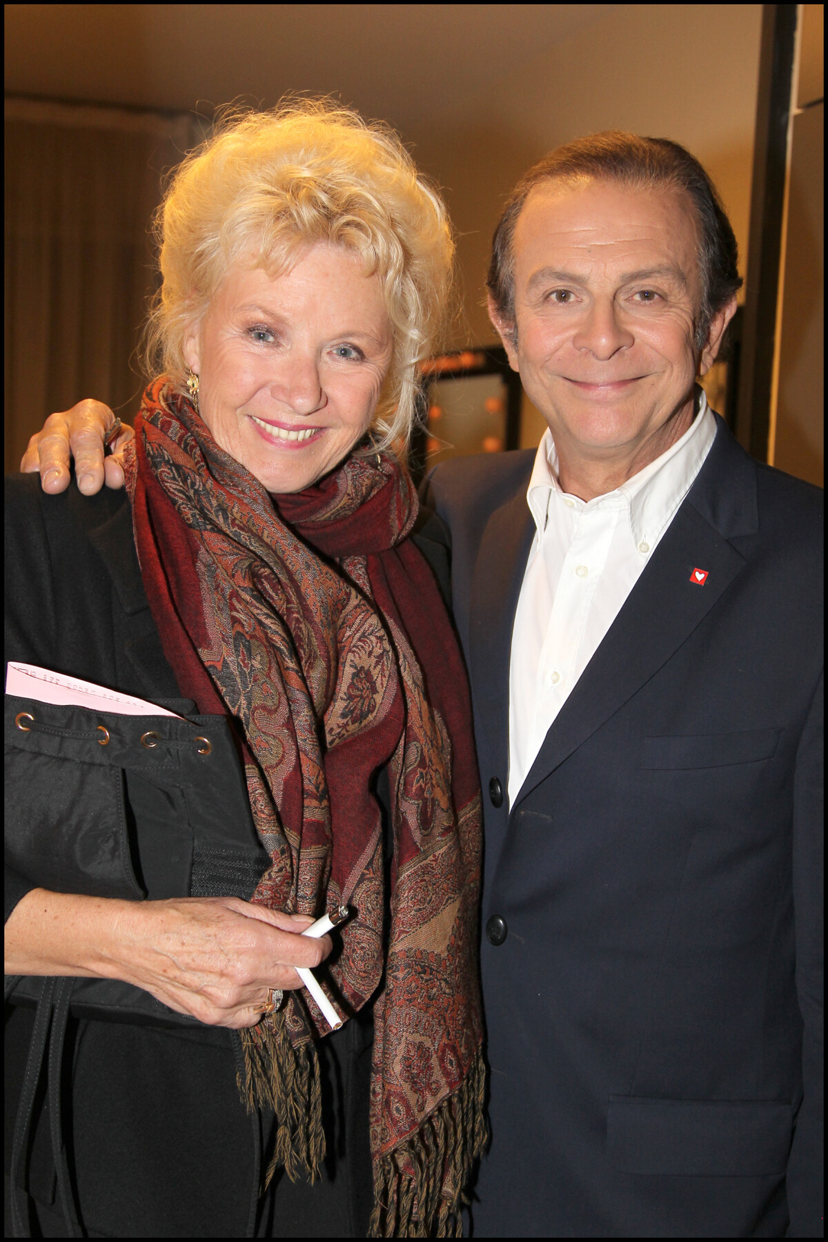 Photo : Roland Giraud et Maaike Jansen lors du plus grand cabaret du ...