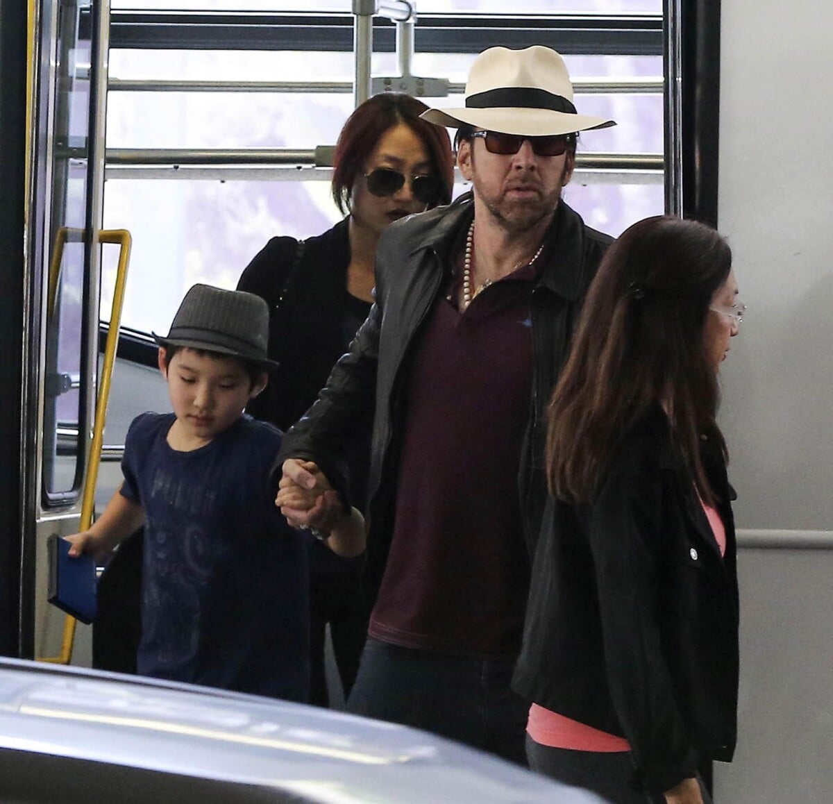 Photo : Nicolas Cage à l'aéroport de Los Angeles le 23 septembre 2013 ...