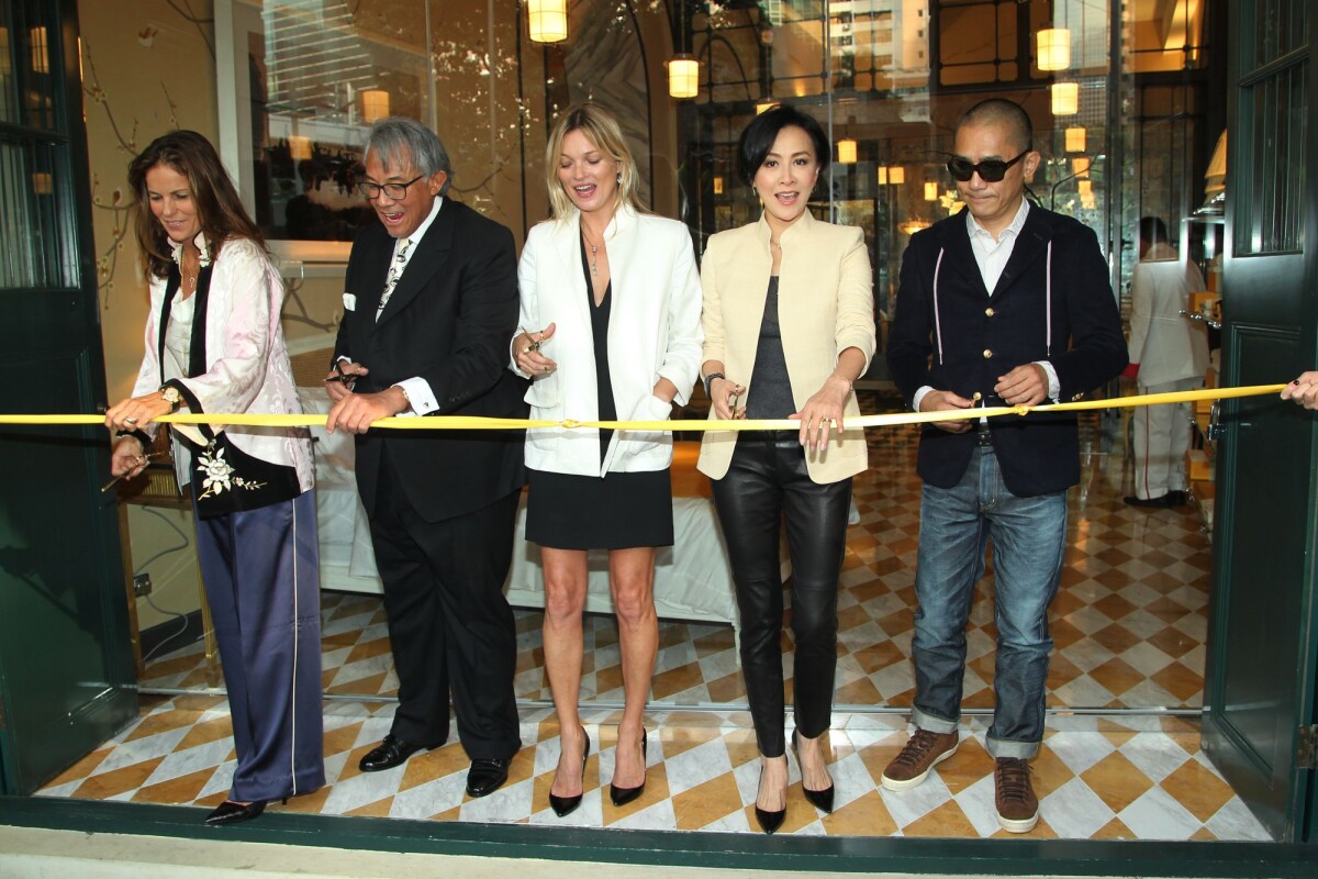 Photo : Lucy Tang et son mari Sir David Tang, Kate Moss, Carina Lau et ...