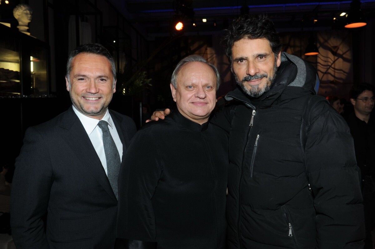 Photo : Exclusif : Grégory Marciano, Joël Robuchon et Pascal Elbé à la ...