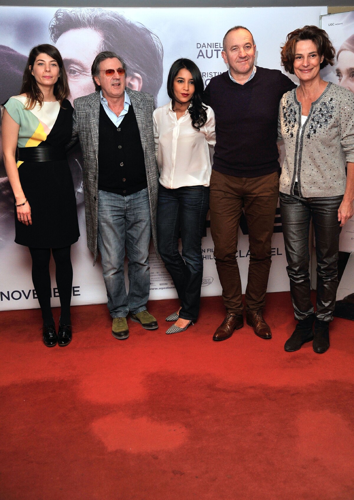 Photo : Romain Rojtman, Anne Metzler, Daniel Auteuil, Leïla Bekhti ...
