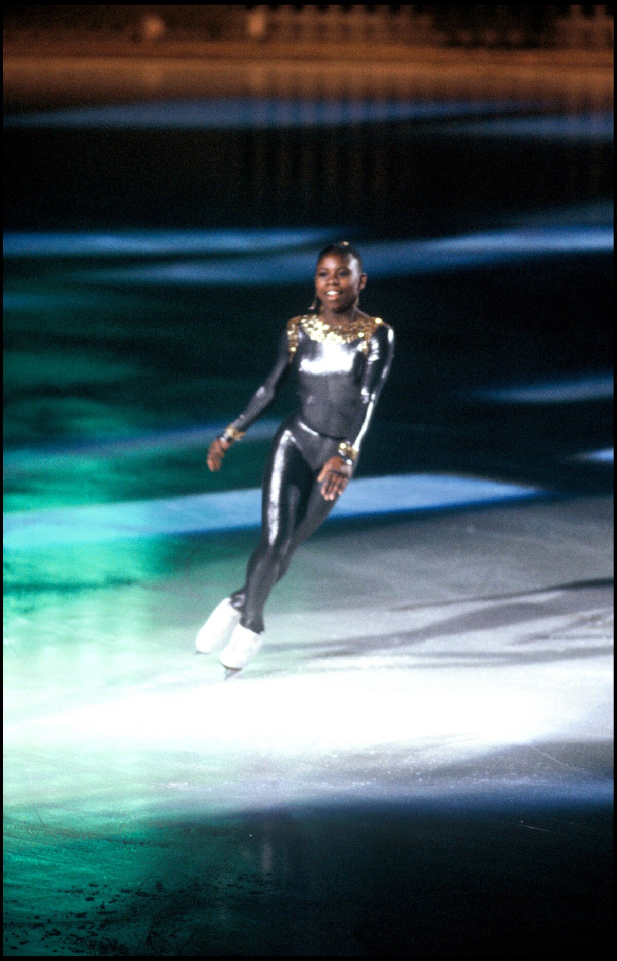 Photo : Surya Bonaly en 1991. - Purepeople