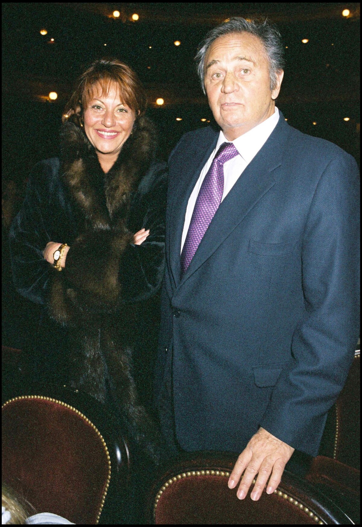 Photo : Roger Hanin et sa fille Isabelle, à Paris le 15 janvier 2004 ...